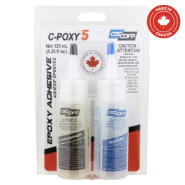 C-POXY 5-minute two-part epoxy glue 4.25 oz / 125 mL - Made in Canada ...