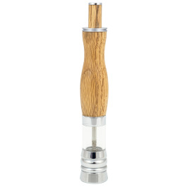 One-handed pepper mill grinder kit – stainless steel | William Wood-Write