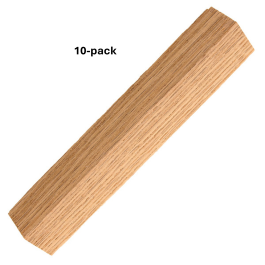 Red Oak pen blanks 3/4" - 10 pack